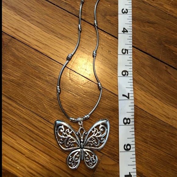 Jewelry | 325 Silver Butterfly Pendant Necklace | Poshmark